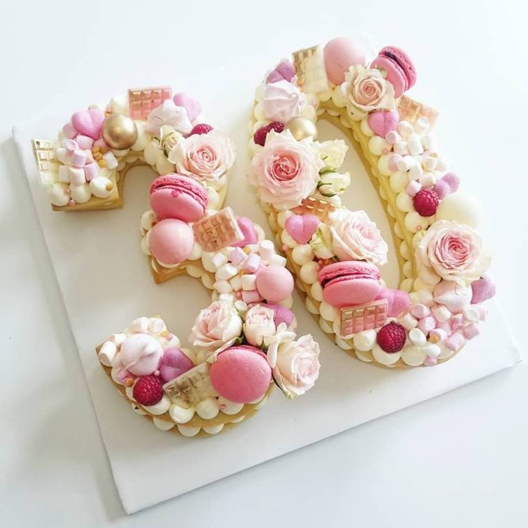 Number cake – Juliette cake design